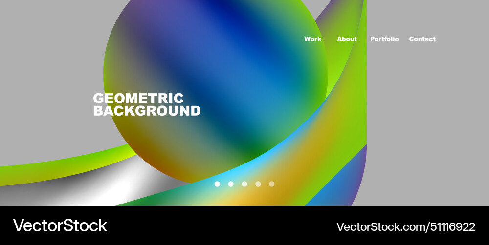 Vibrant geometric background with electric blue Vector Image