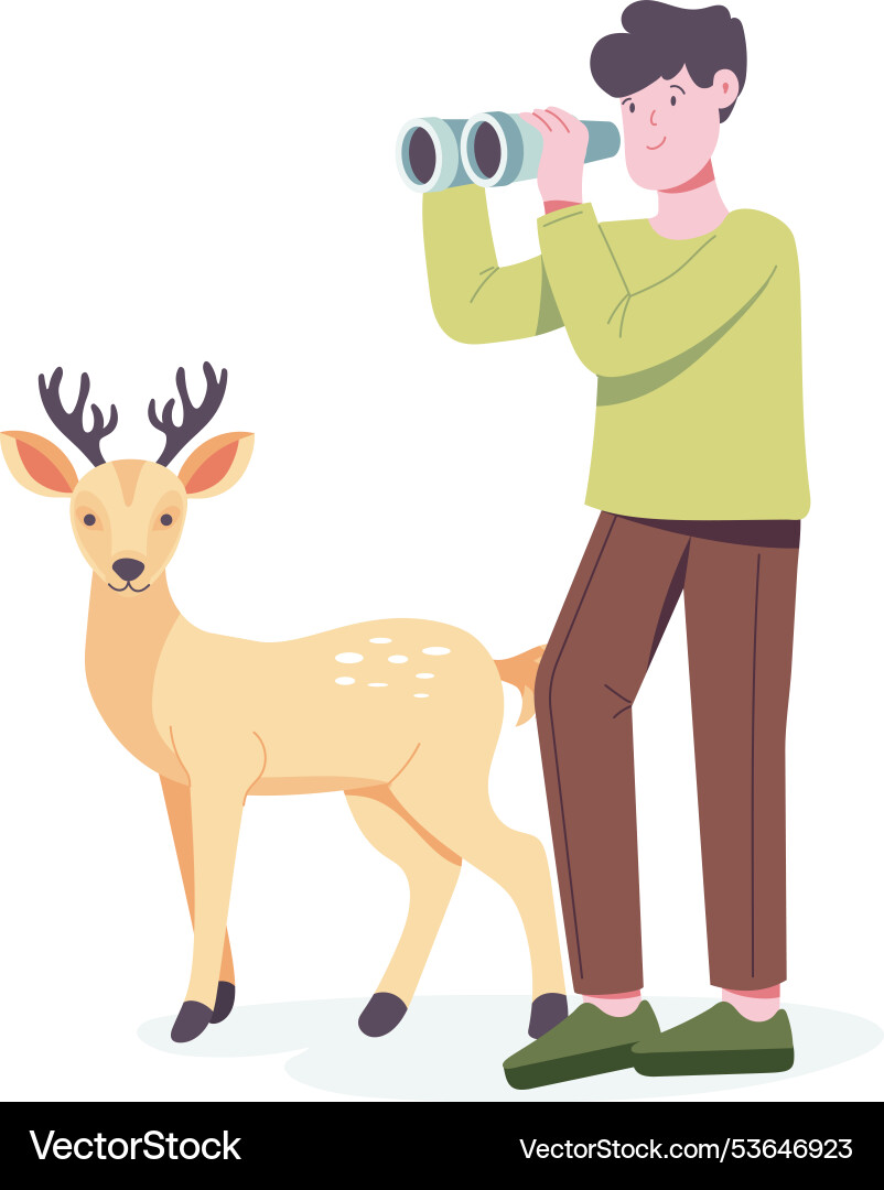 Zoologist Royalty Free Vector Image - VectorStock