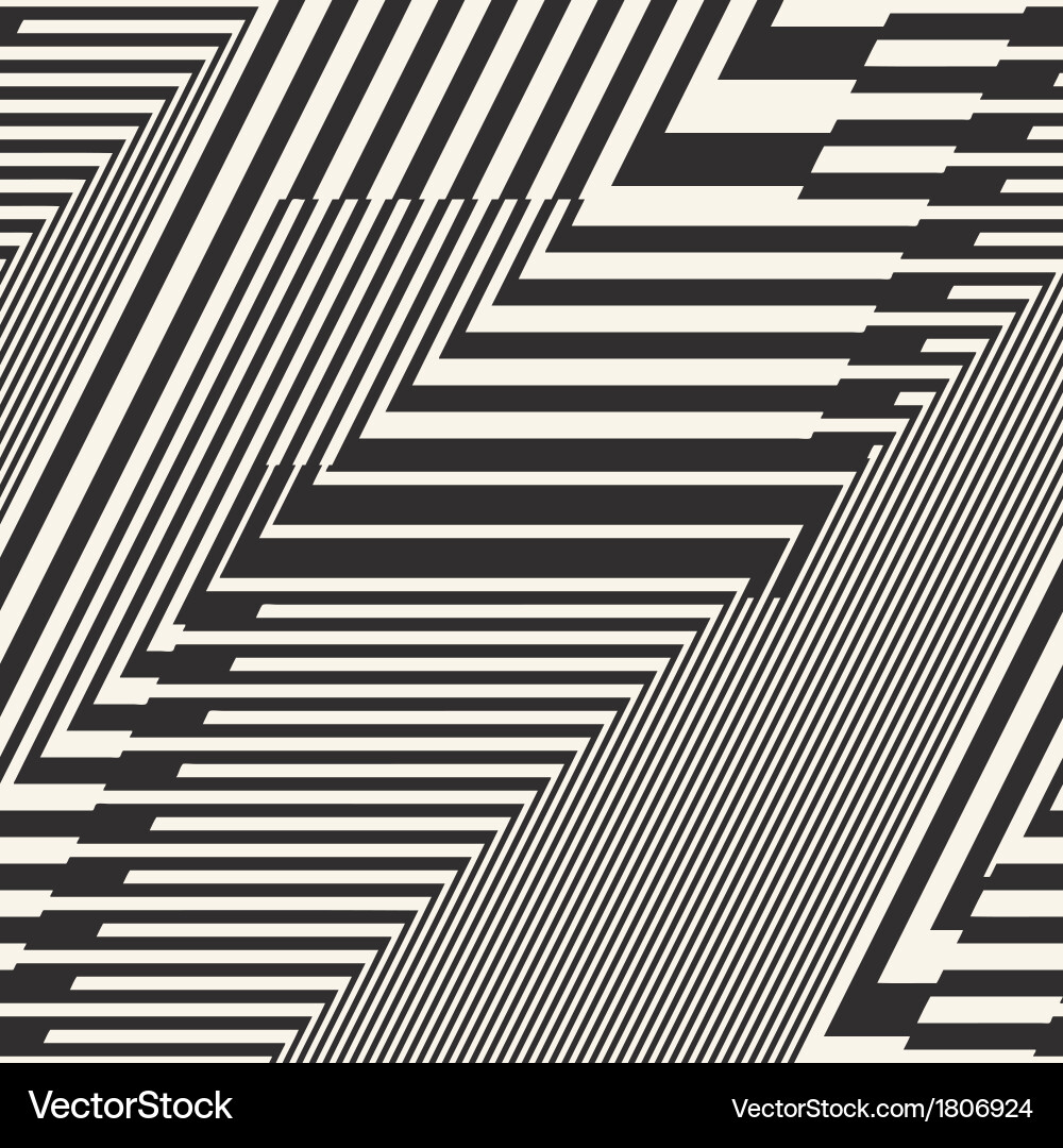 Striped textured chevron optical Royalty Free Vector Image
