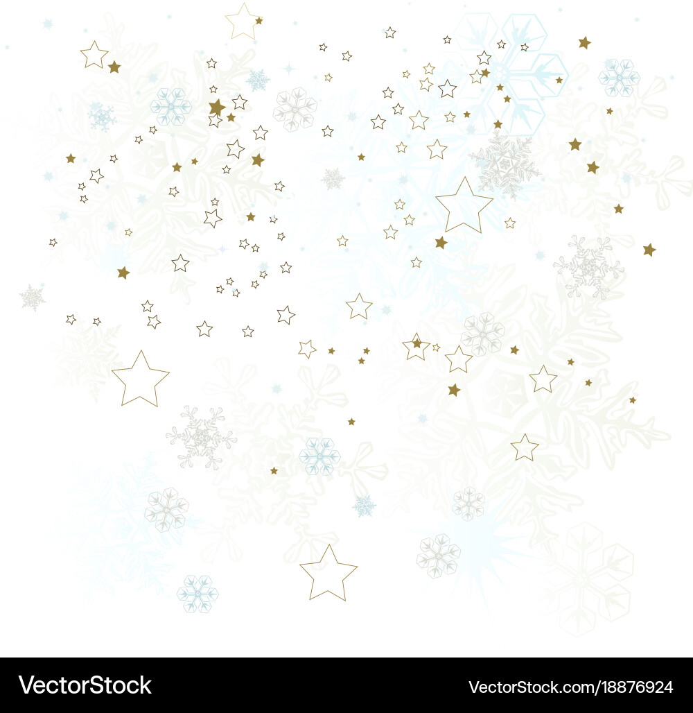 Winter background snowflakes Royalty Free Vector Image