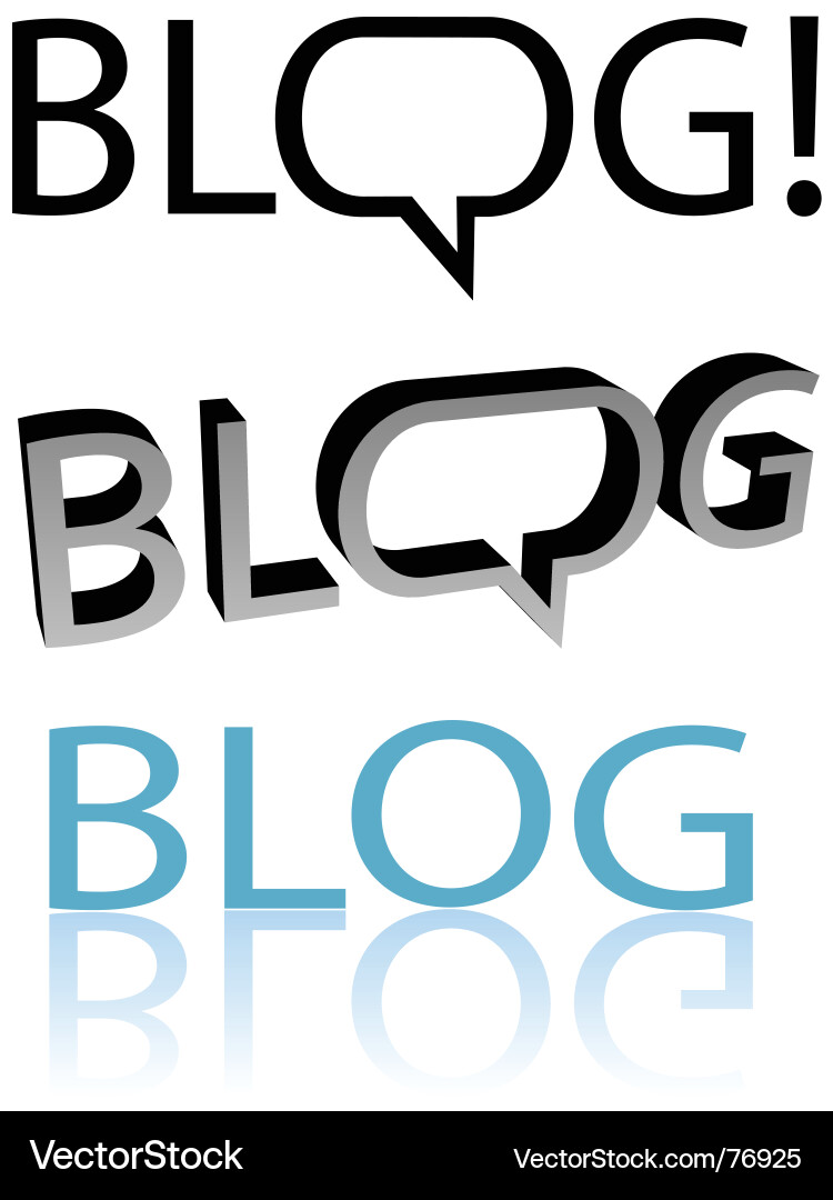 Blog Royalty Free Vector Image - VectorStock