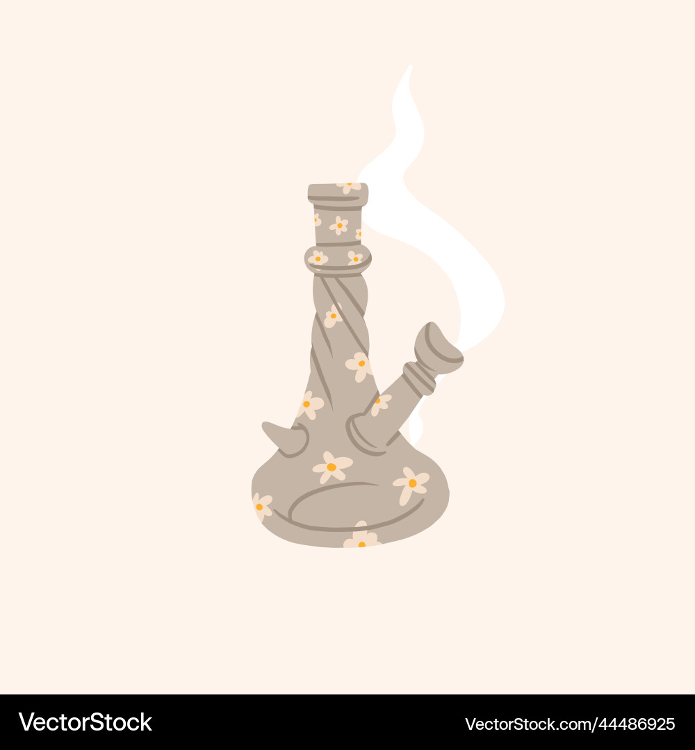 Cannabis Bong Artwork Royalty Free Vector Image