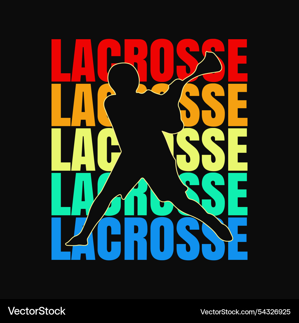 Lacrosse playe Royalty Free Vector Image - VectorStock