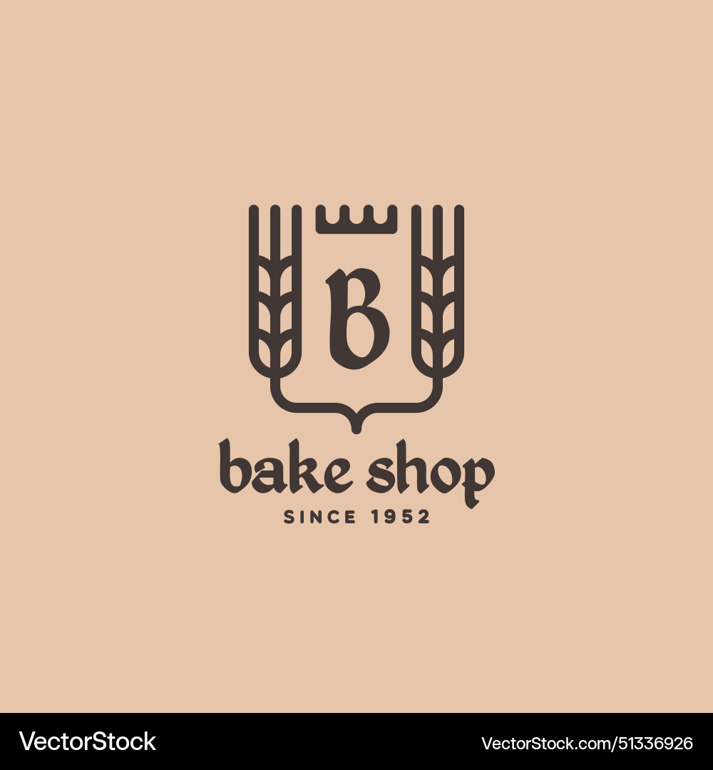 Bake shop logo Royalty Free Vector Image - VectorStock