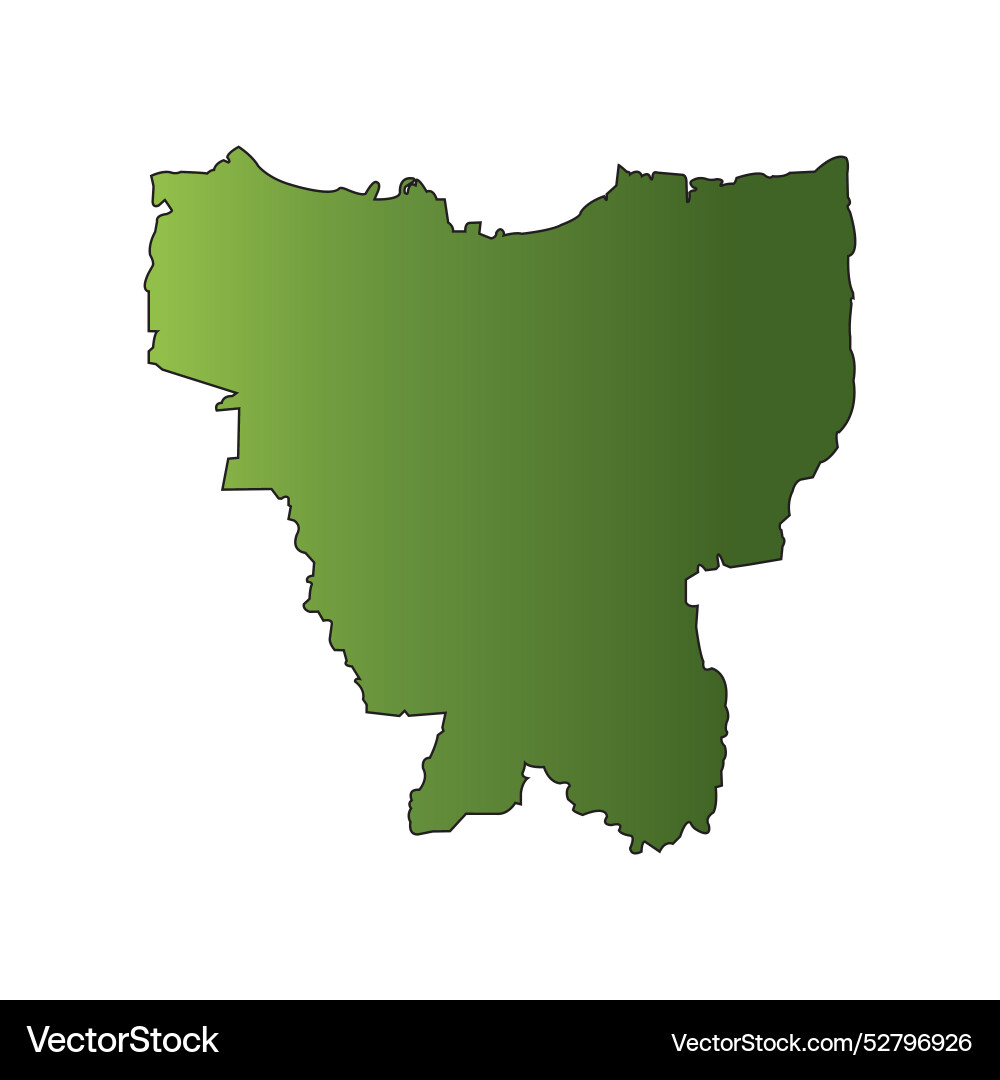 Map of jakarta Royalty Free Vector Image - VectorStock