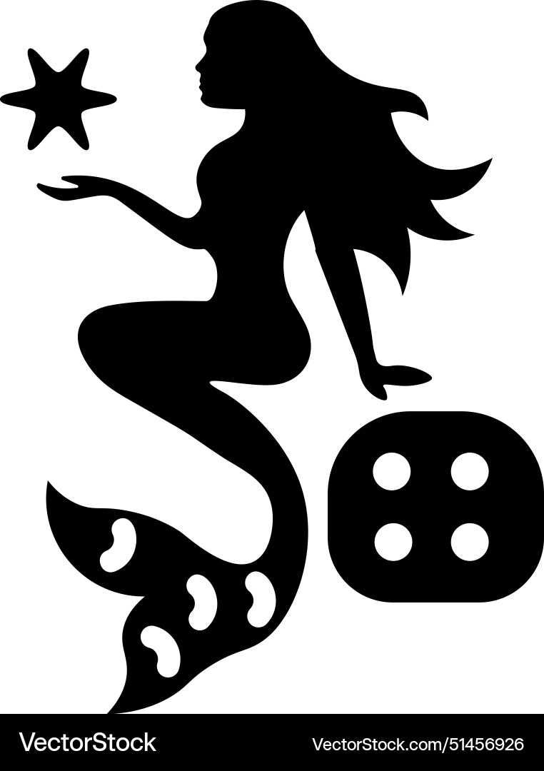 Sea nymph Royalty Free Vector Image - VectorStock