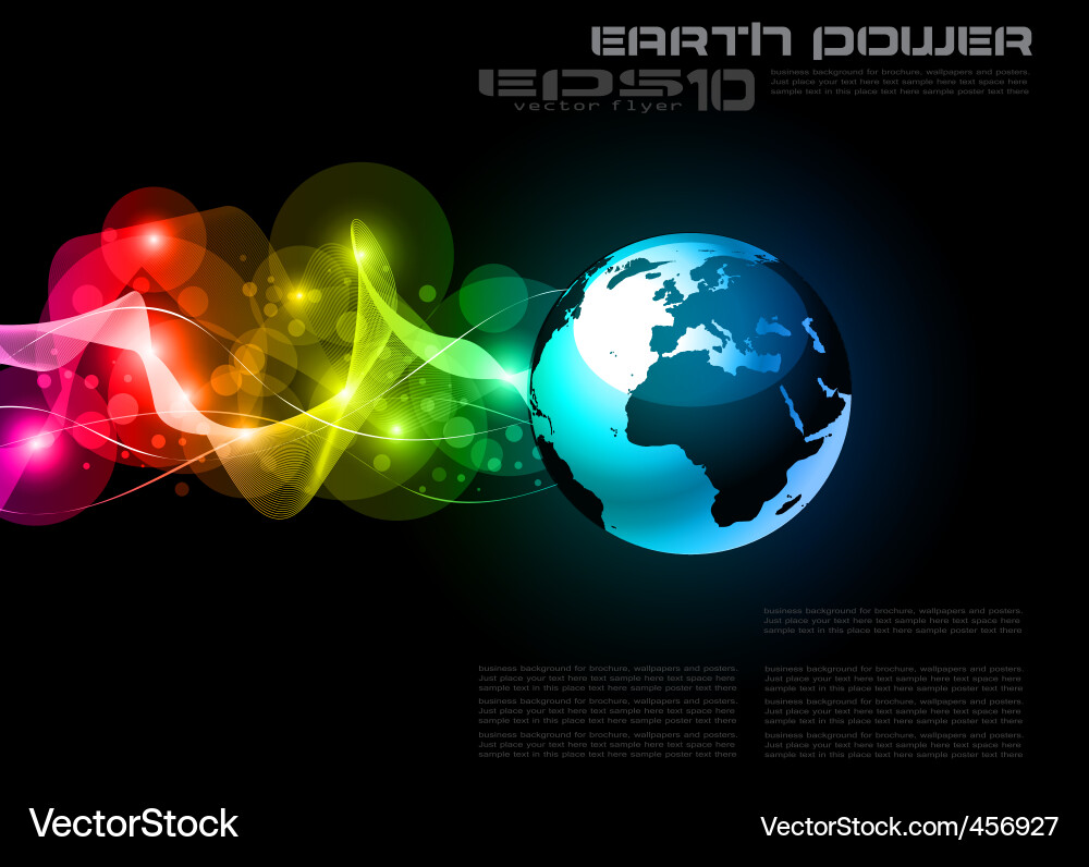 Concept earth planet Royalty Free Vector Image