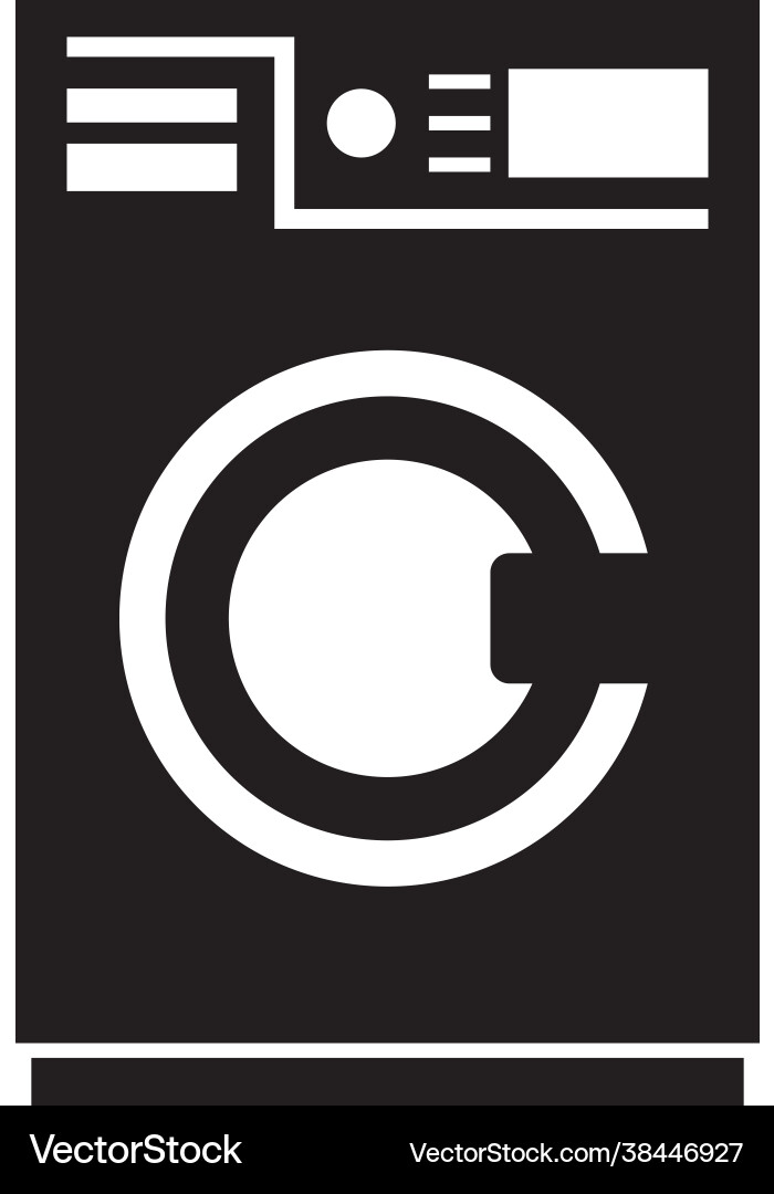 Washing machine Royalty Free Vector Image - VectorStock