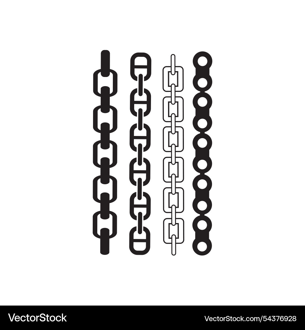 Chain logo Royalty Free Vector Image - VectorStock
