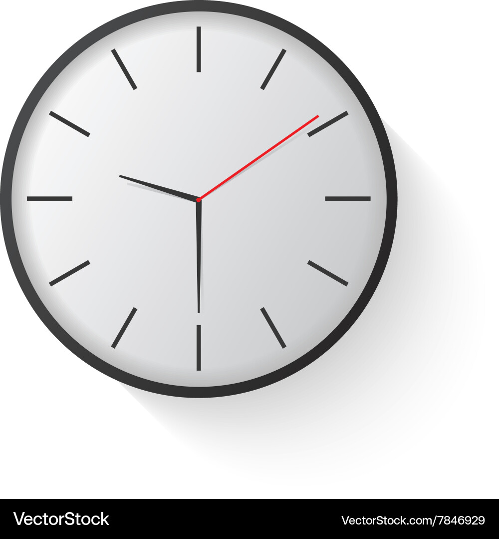Clock Royalty Free Vector Image - VectorStock