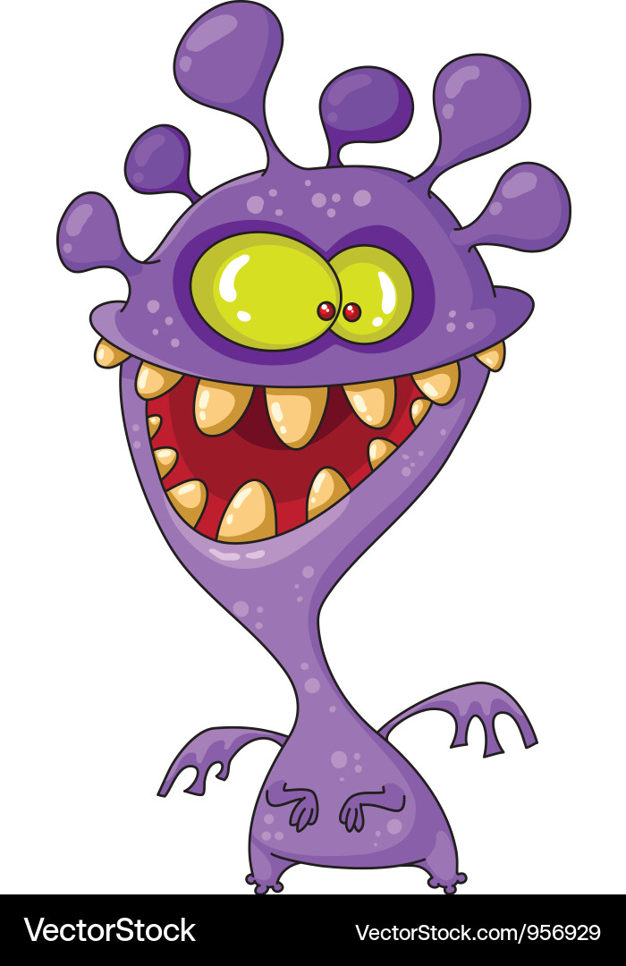 Monster funny Royalty Free Vector Image - VectorStock