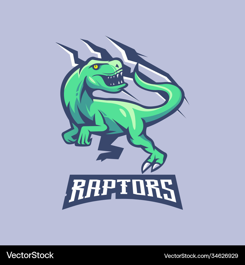 Raptors gaming logo Royalty Free Vector Image - VectorStock