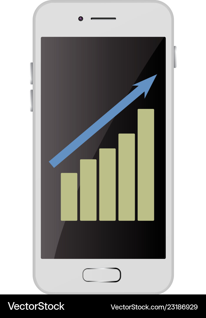 Vertical bar graph Royalty Free Vector Image - VectorStock