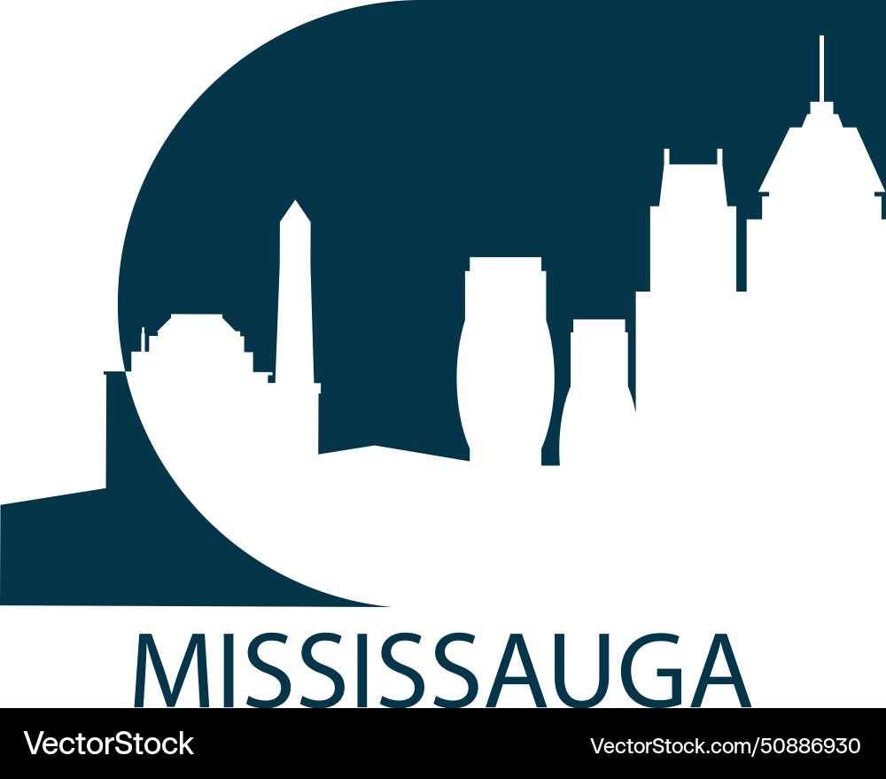 Mississauga logo Royalty Free Vector Image - VectorStock