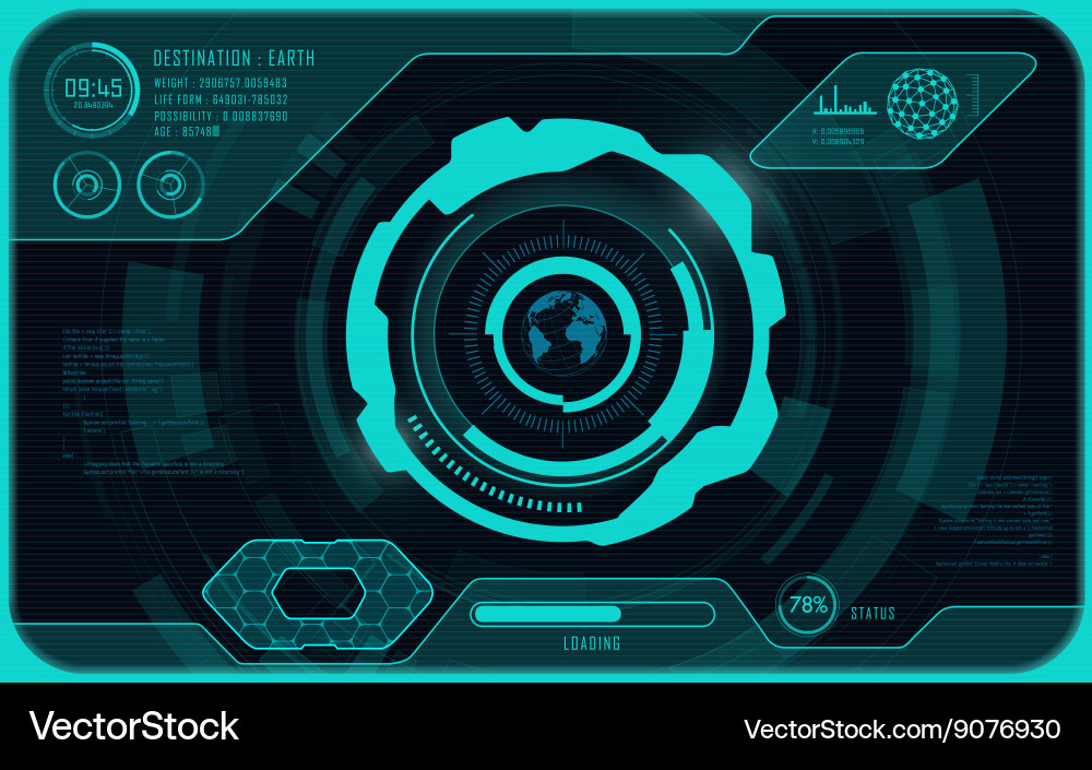 Screen preview Royalty Free Vector Image - VectorStock