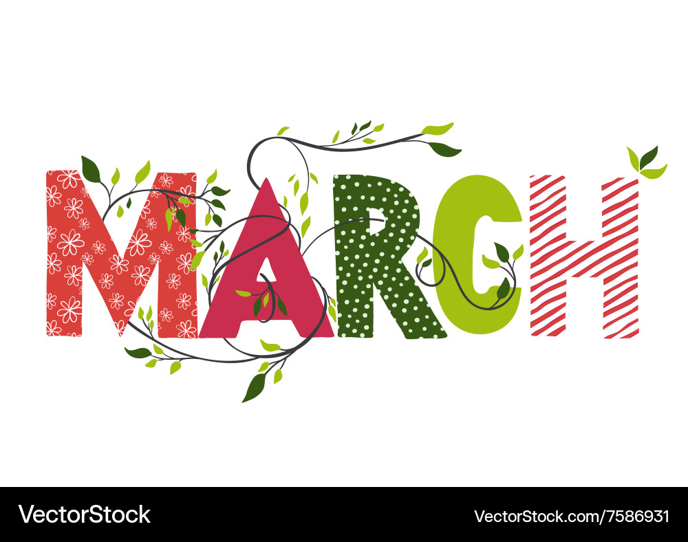 Months Names Font Vector Images (over 570)