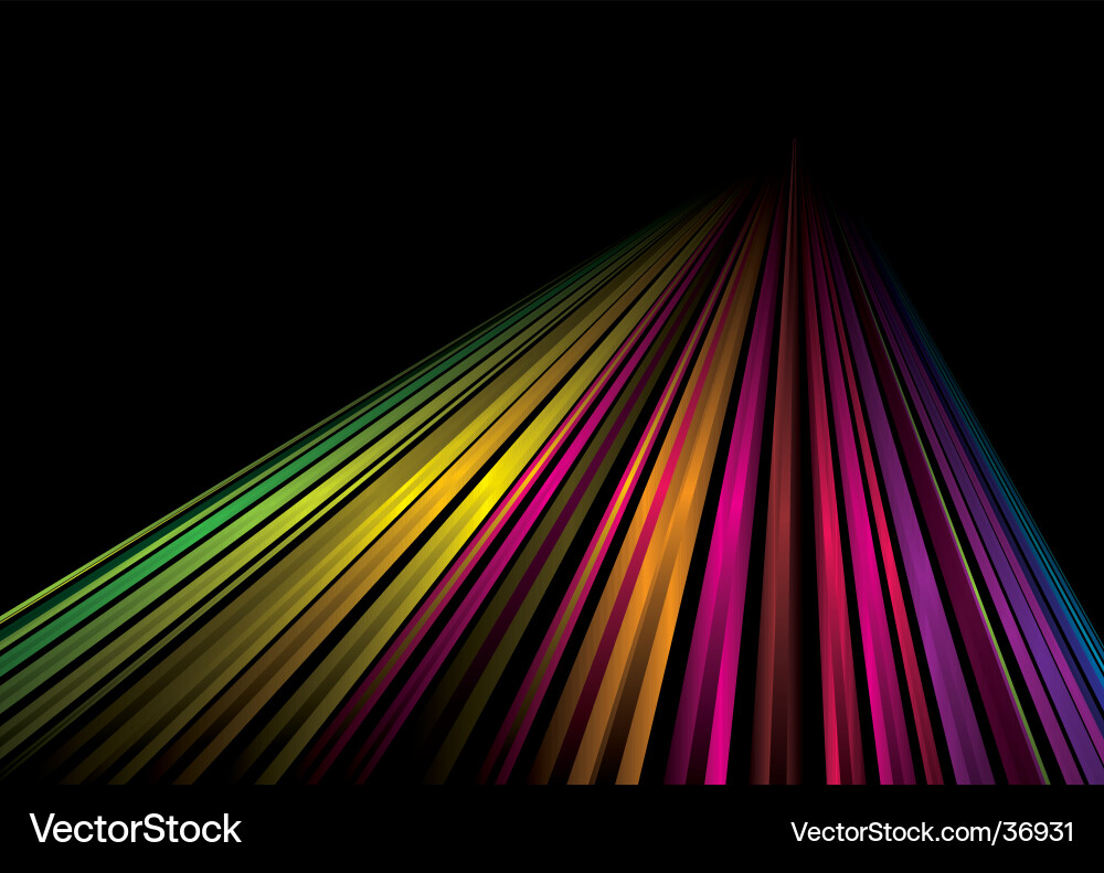 Rainbow angle Royalty Free Vector Image - VectorStock