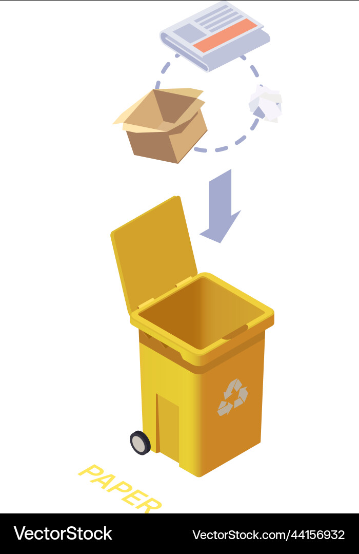 Garbage recycling icon Royalty Free Vector Image