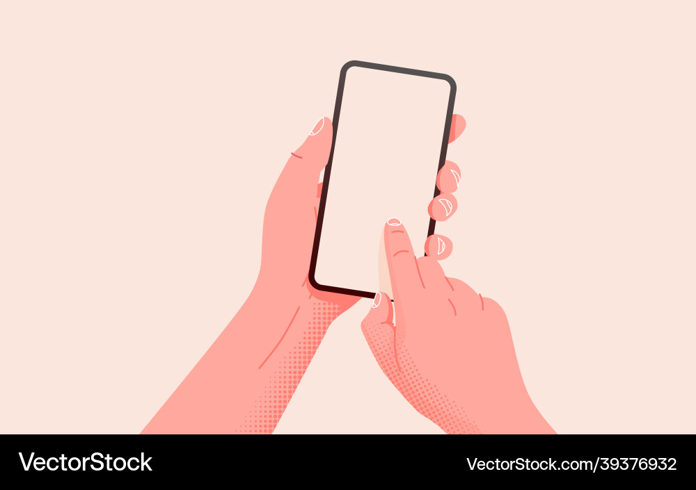 Blank Cartoon Cellphone Vector Images (over 1,900)