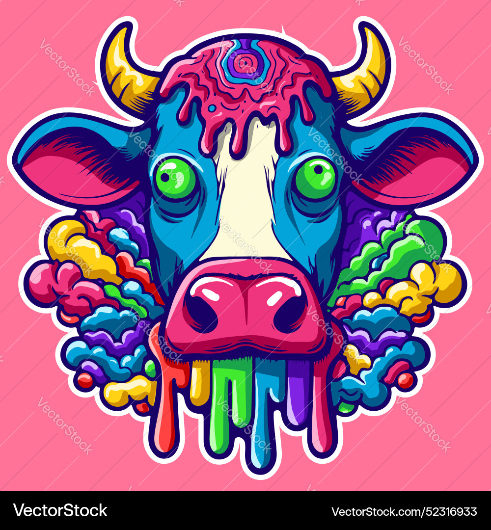 Cartoon Cow no Color Vector Images (over 8,300)