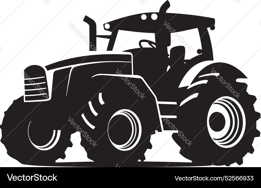 Farm fleet dynamic tractor logo design agritech Vector Image