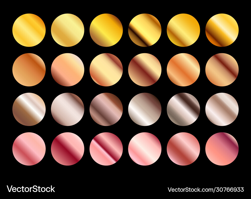 Gold silver gradient background bronze Royalty Free Vector