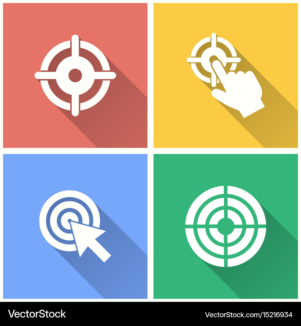 Target - icon Royalty Free Vector Image - VectorStock