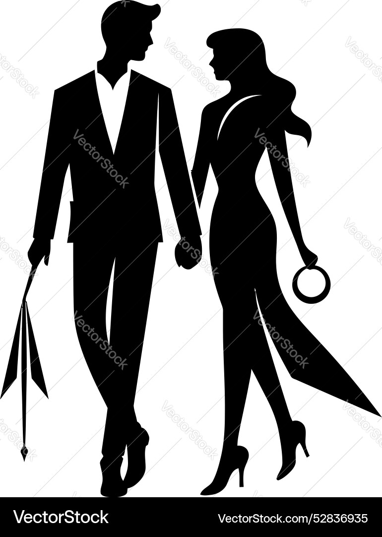 Eternal embrace symbol of unbreakable bond path Vector Image