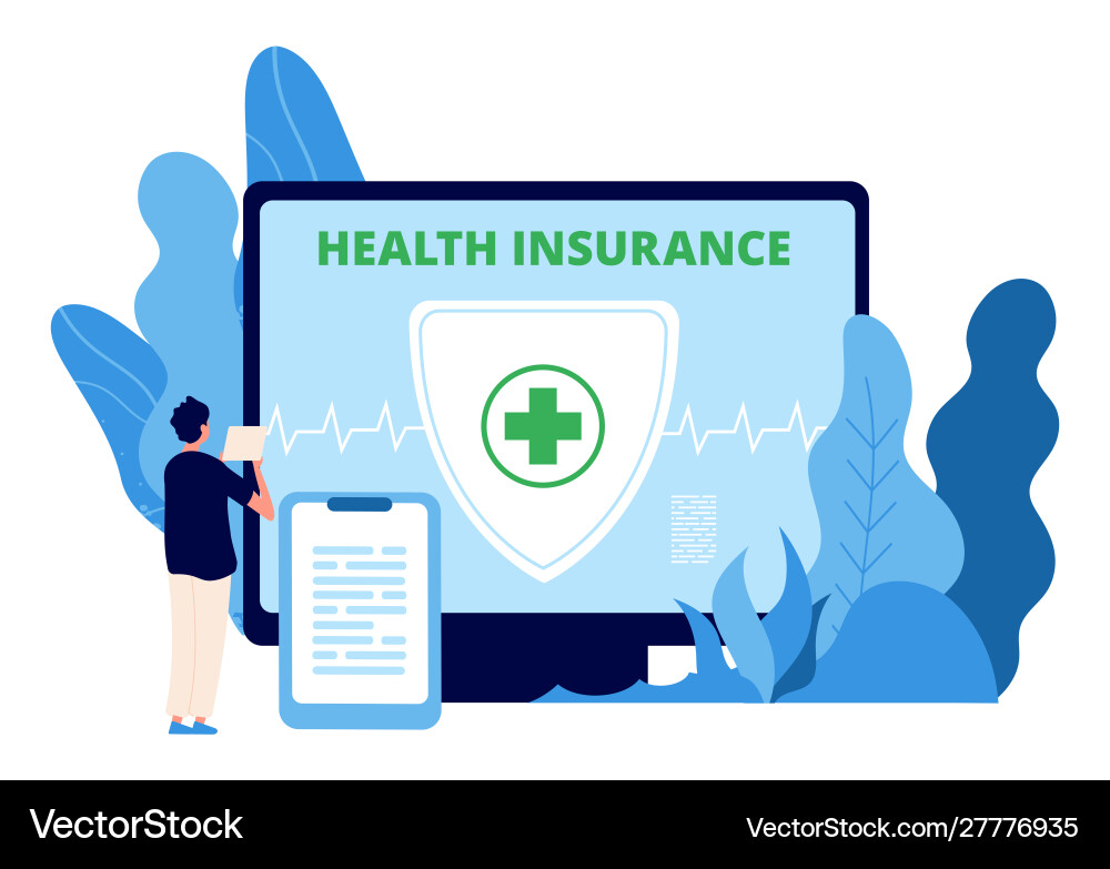 Health Insurance Concept Royalty Free Vector Image
