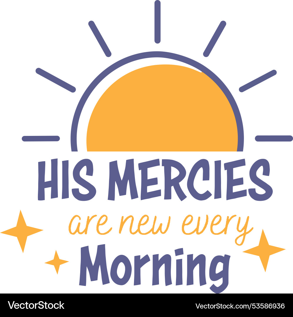 Christian faith typography for print Royalty Free Vector