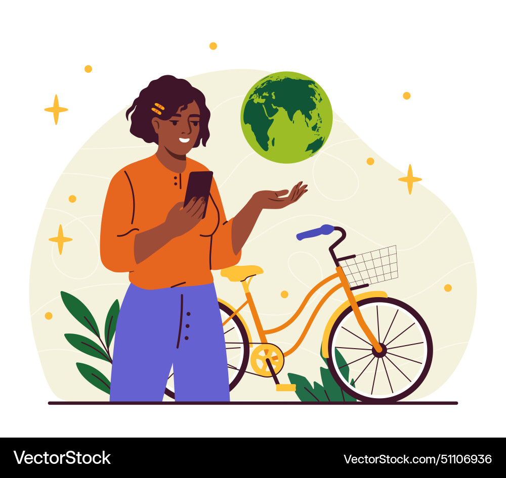Concept of eco-friendly and sustainable Royalty Free Vector