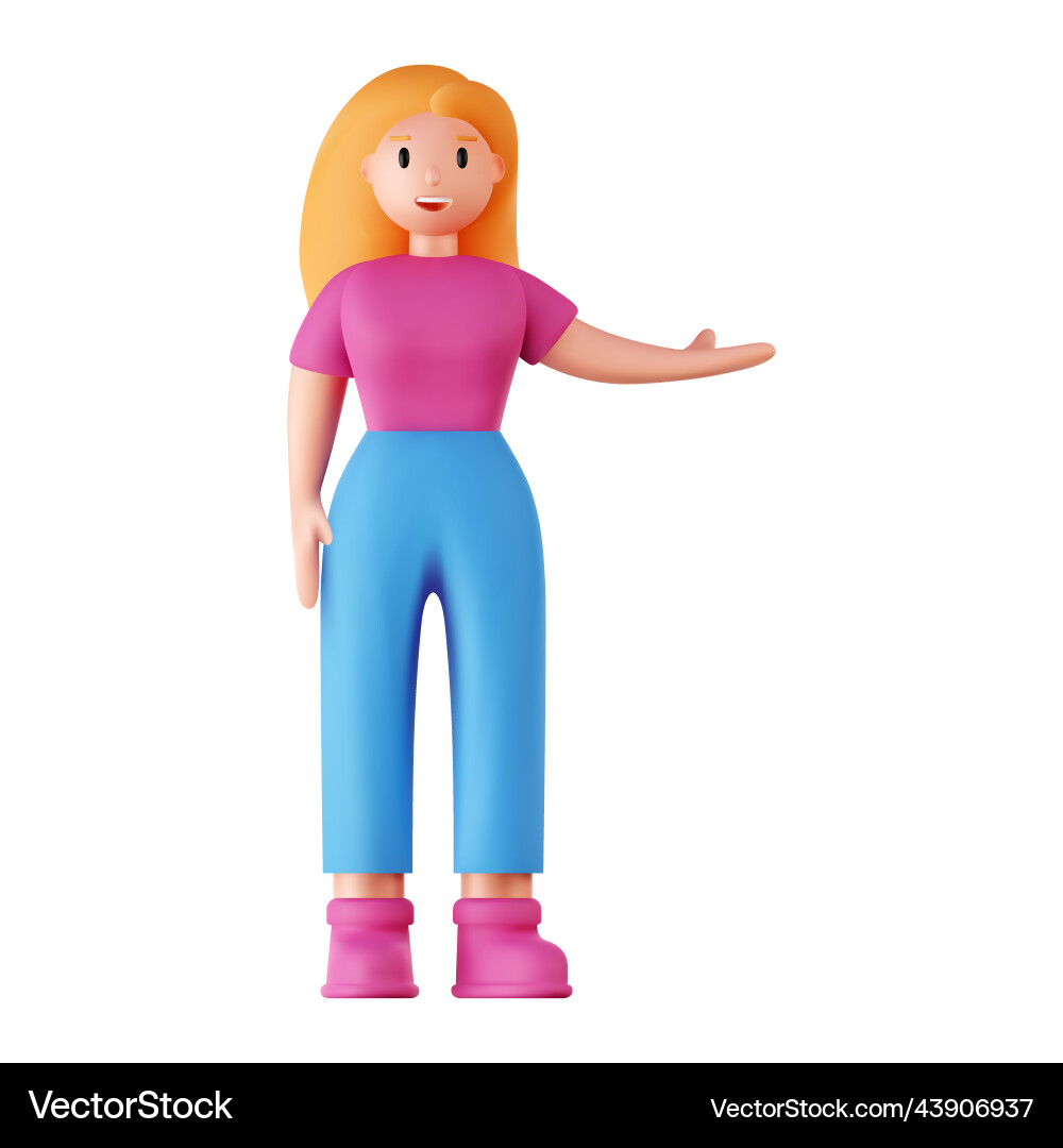 3d render human Royalty Free Vector Image - VectorStock