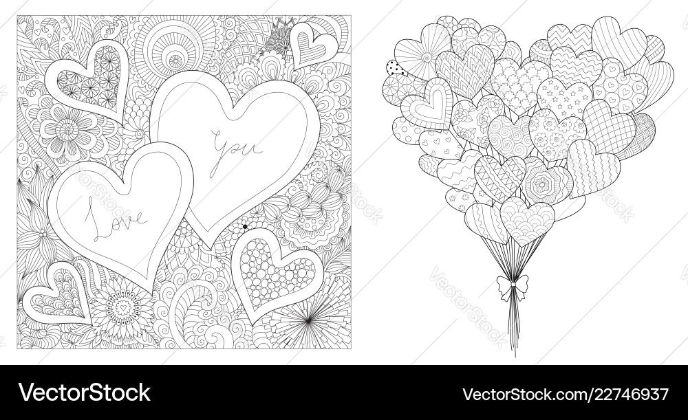 Love set Royalty Free Vector Image - VectorStock