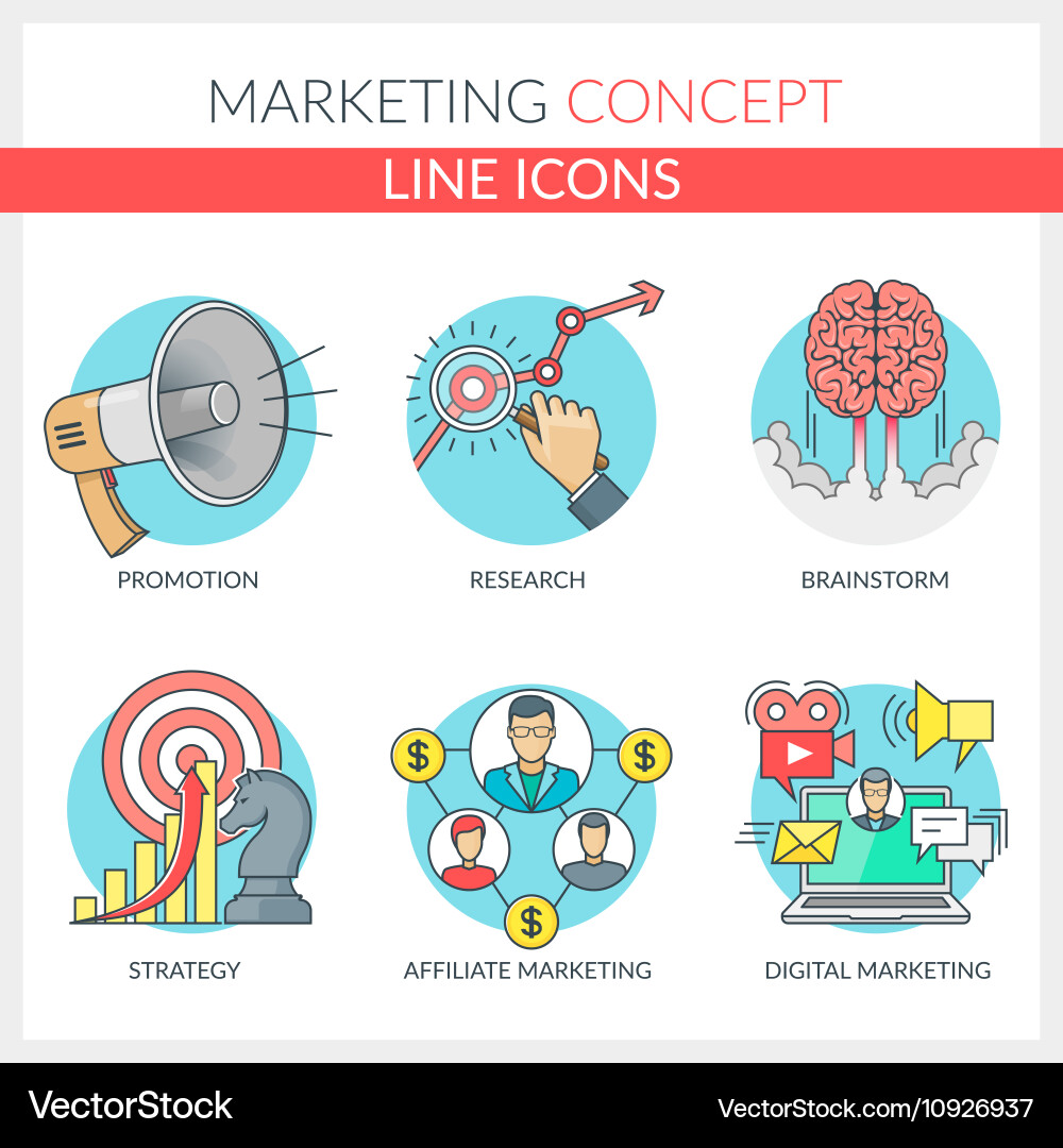 Marketing Royalty Free Vector Image - VectorStock