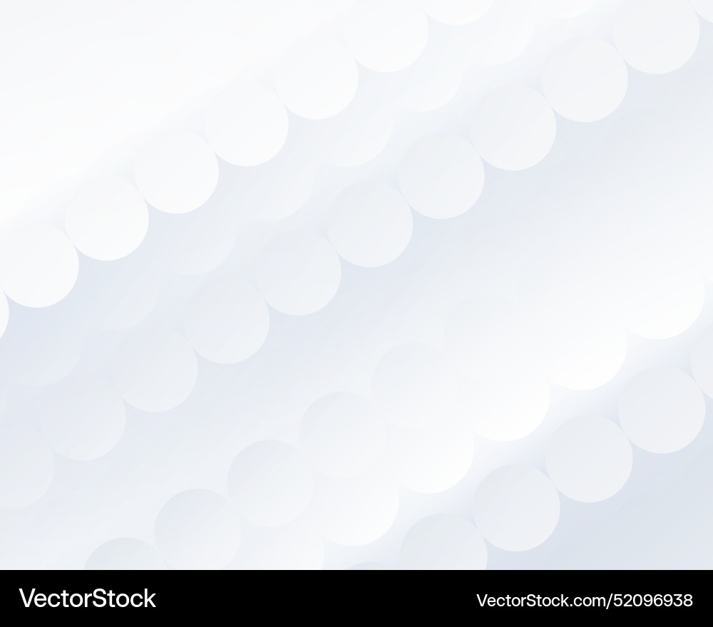 Abstract geometric shape neumorphic white Vector Image