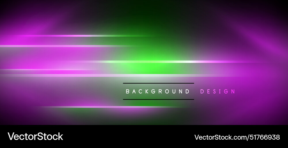 Neon dynamic diagonal light rays background Vector Image