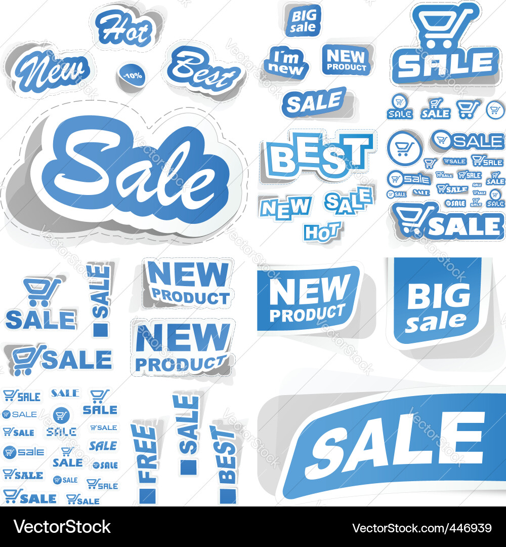 Signs for sale Royalty Free Vector Image - VectorStock