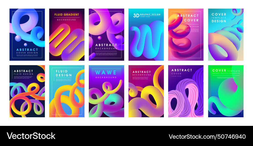 Modern abstract poster placard design Royalty Free Vector