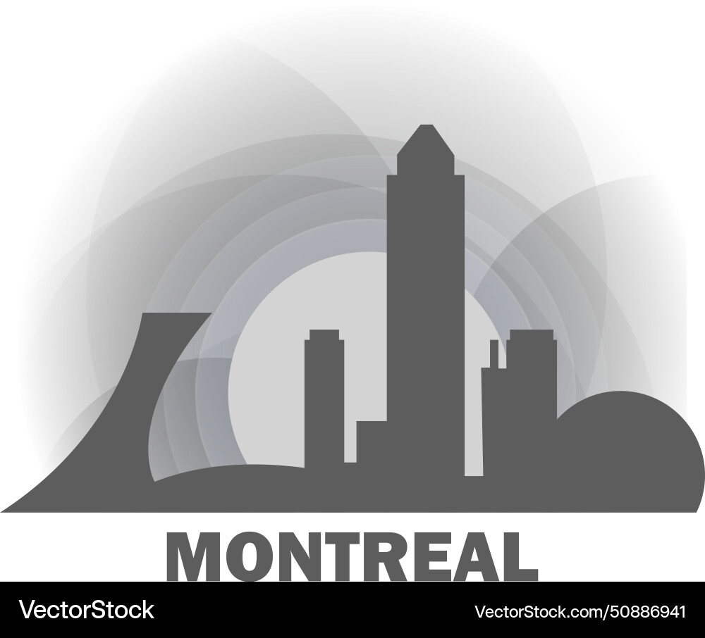 Canada montreal Royalty Free Vector Image - VectorStock