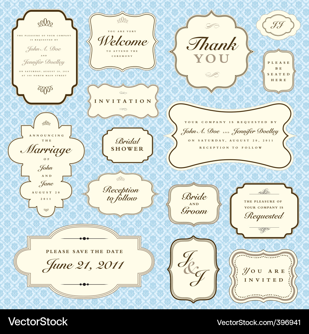 Labels Royalty Free Vector Image - VectorStock