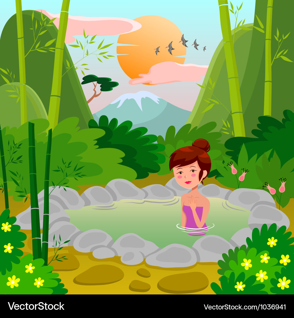 Natural spring Royalty Free Vector Image - VectorStock