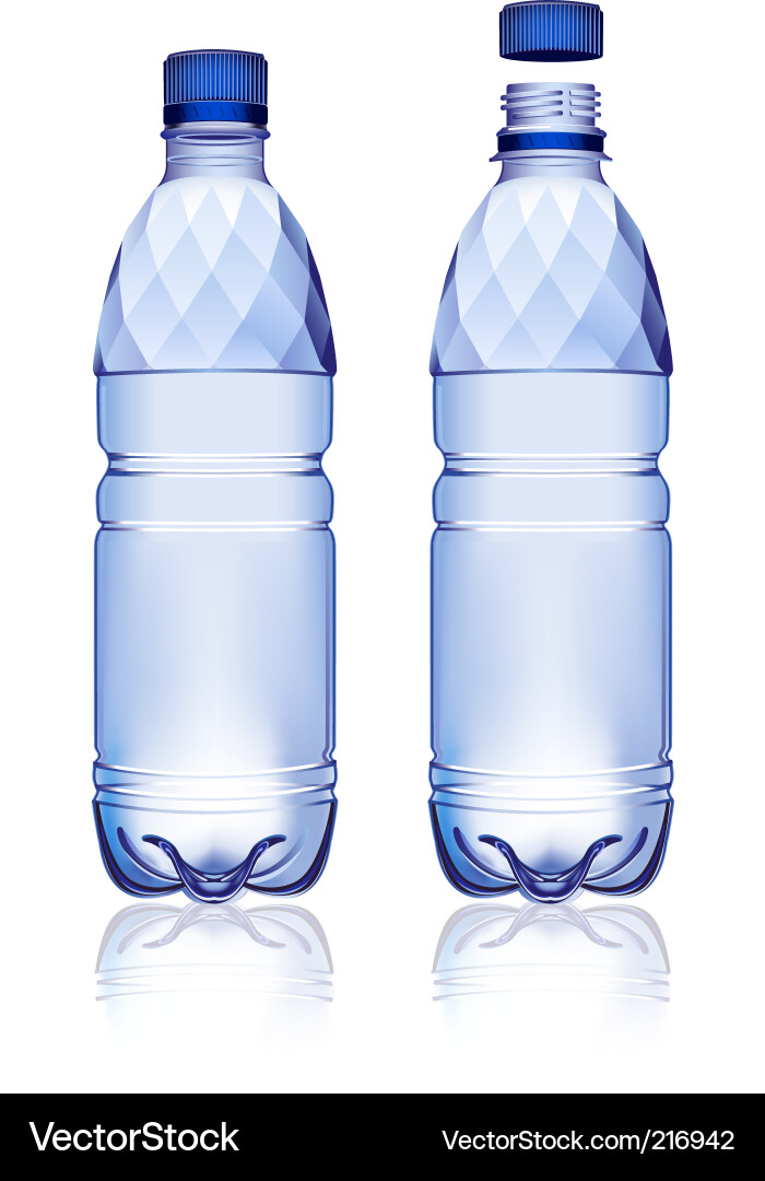 Water Bottle Collection Royalty Free Vector Image