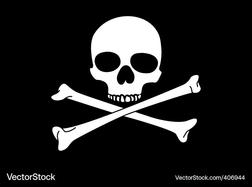 Jolly roger Royalty Free Vector Image - VectorStock