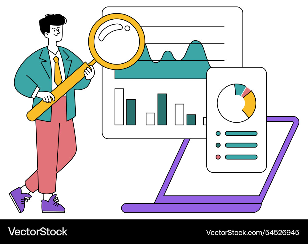 Businessman flat Royalty Free Vector Image - VectorStock