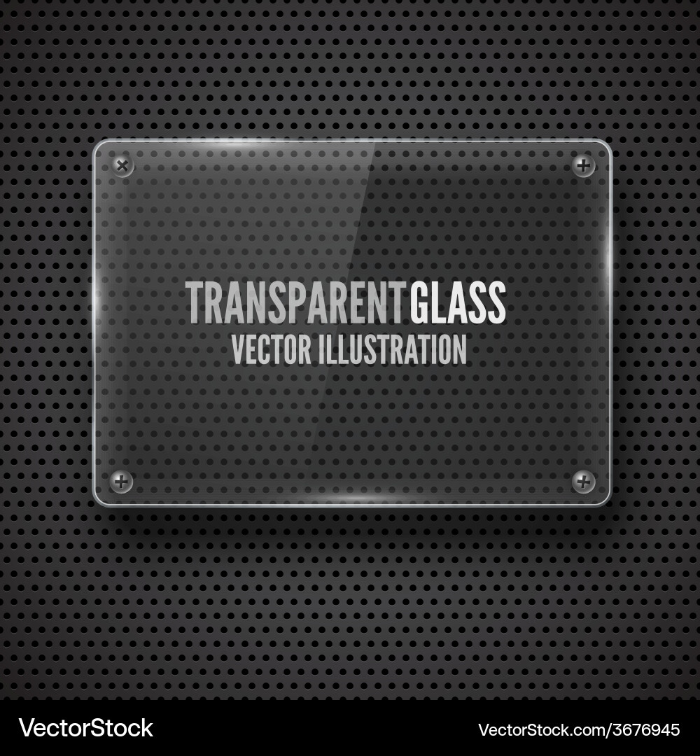 Glass framework Royalty Free Vector Image - VectorStock