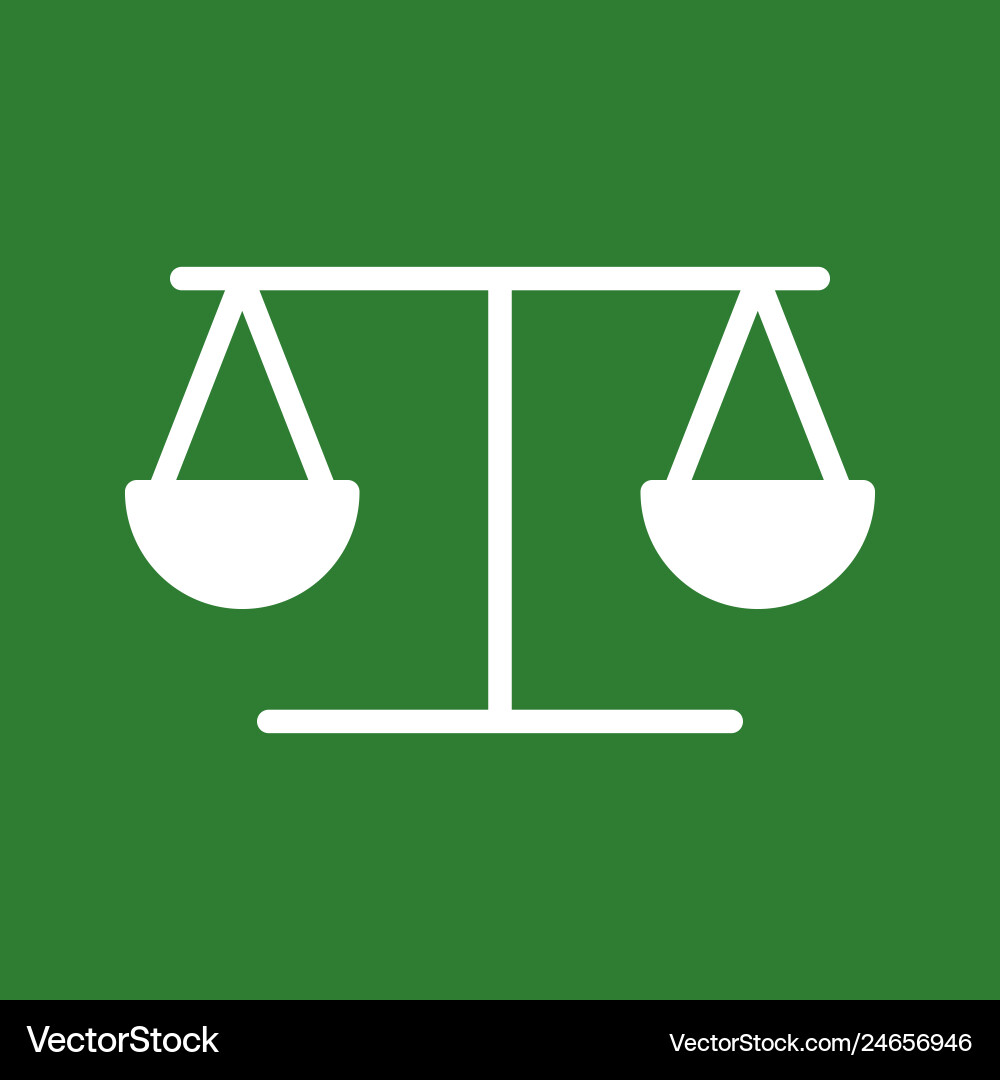 Balance icon Royalty Free Vector Image - VectorStock