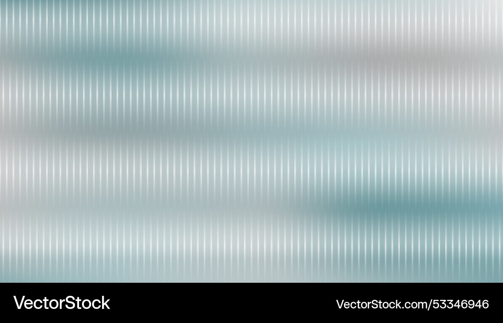 Elegant ribbed glass background with gradient Vector Image