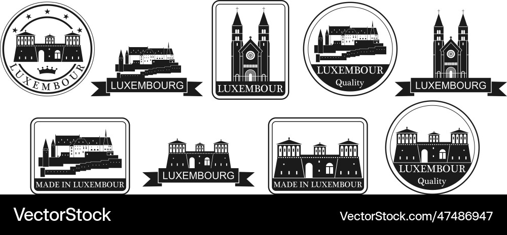 Luxembourg Royalty Free Vector Image - VectorStock