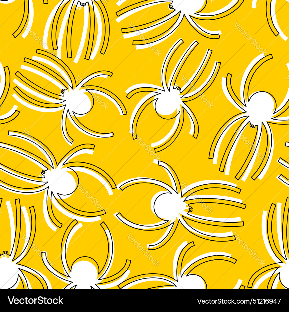 Spider pattern seamless arthropod animal Vector Image