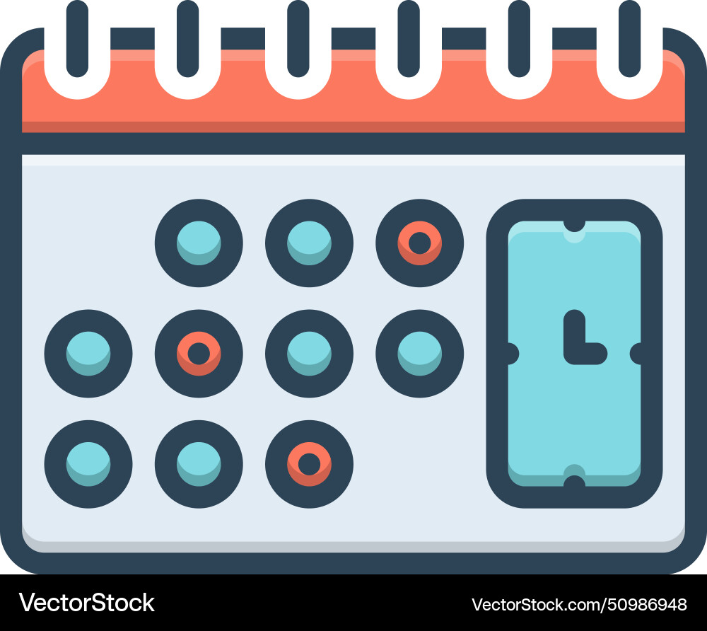 Schedule Royalty Free Vector Image - VectorStock